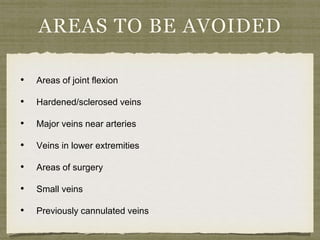 Iv cannula technique | PPTX
