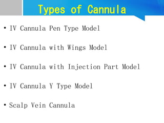 IV Cannulation.ppt | First Aid | Injuries