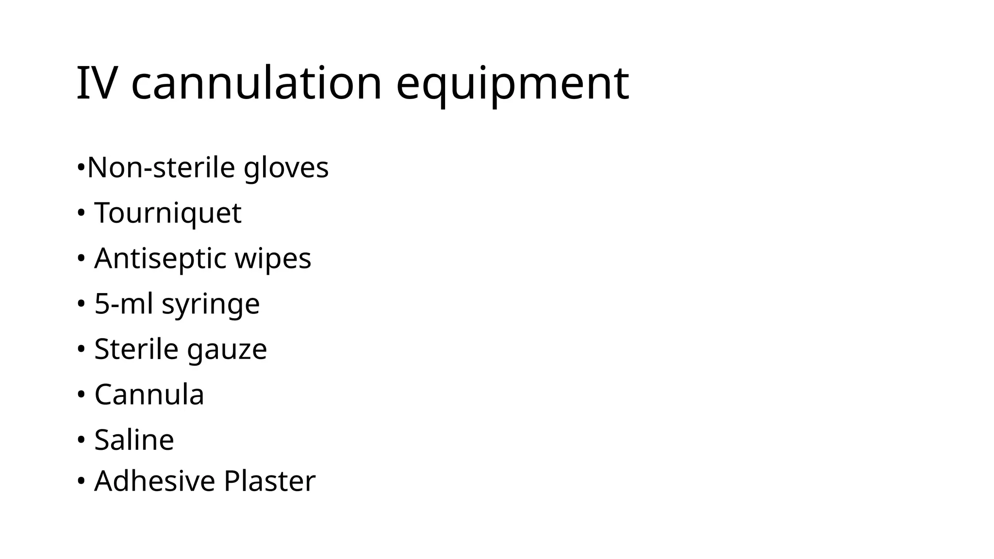 IV cannulation procedure and equipment .pptx