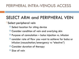 IV cannulation 2012.ppt for information and procedure on iv | PPT