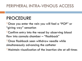 IV cannulation 2012.ppt for information and procedure on iv | PPT