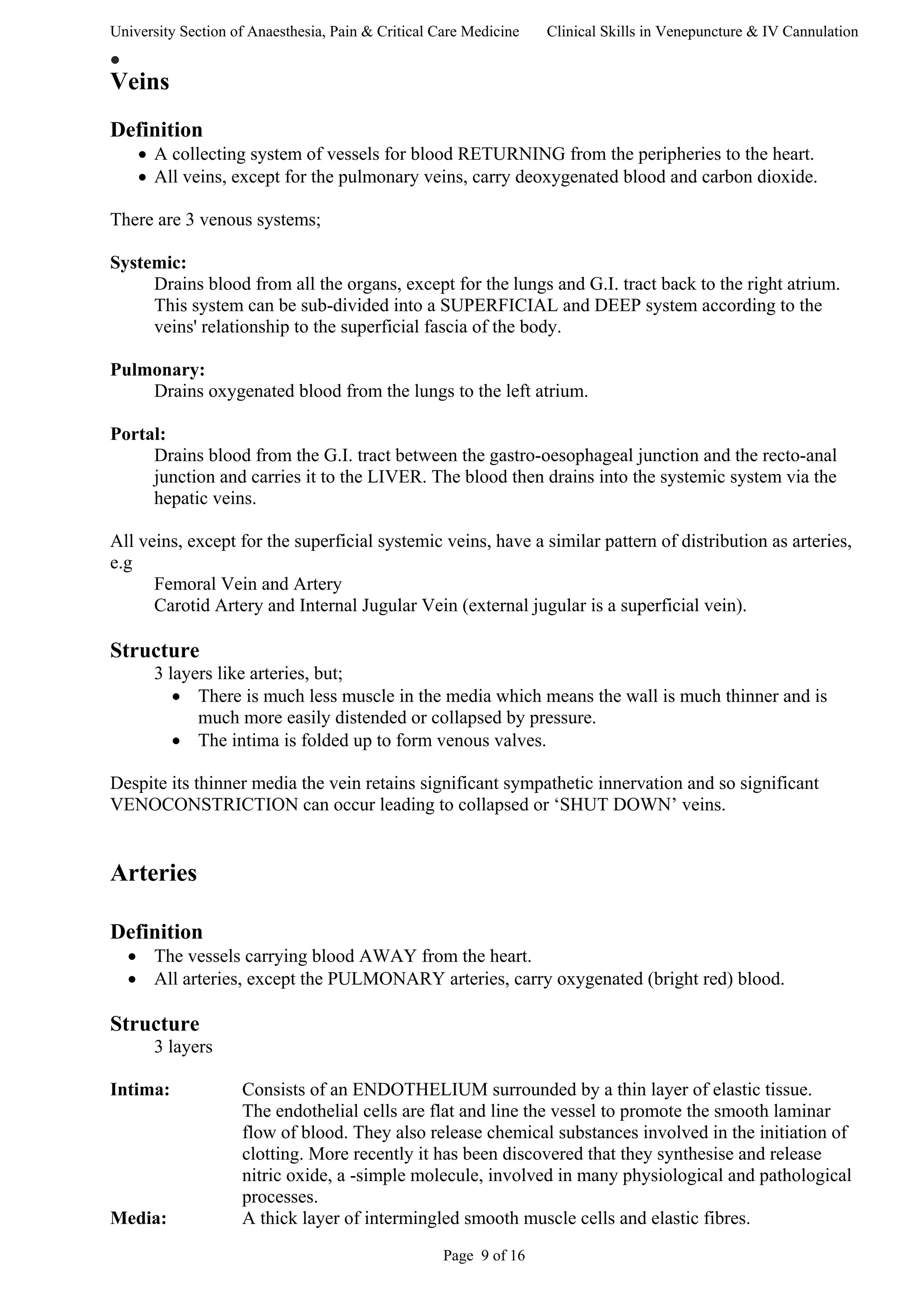 Iv cannulation sites | PDF