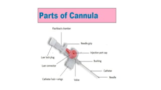 Intravenous catheterisation powerpoint presentation | PPTX