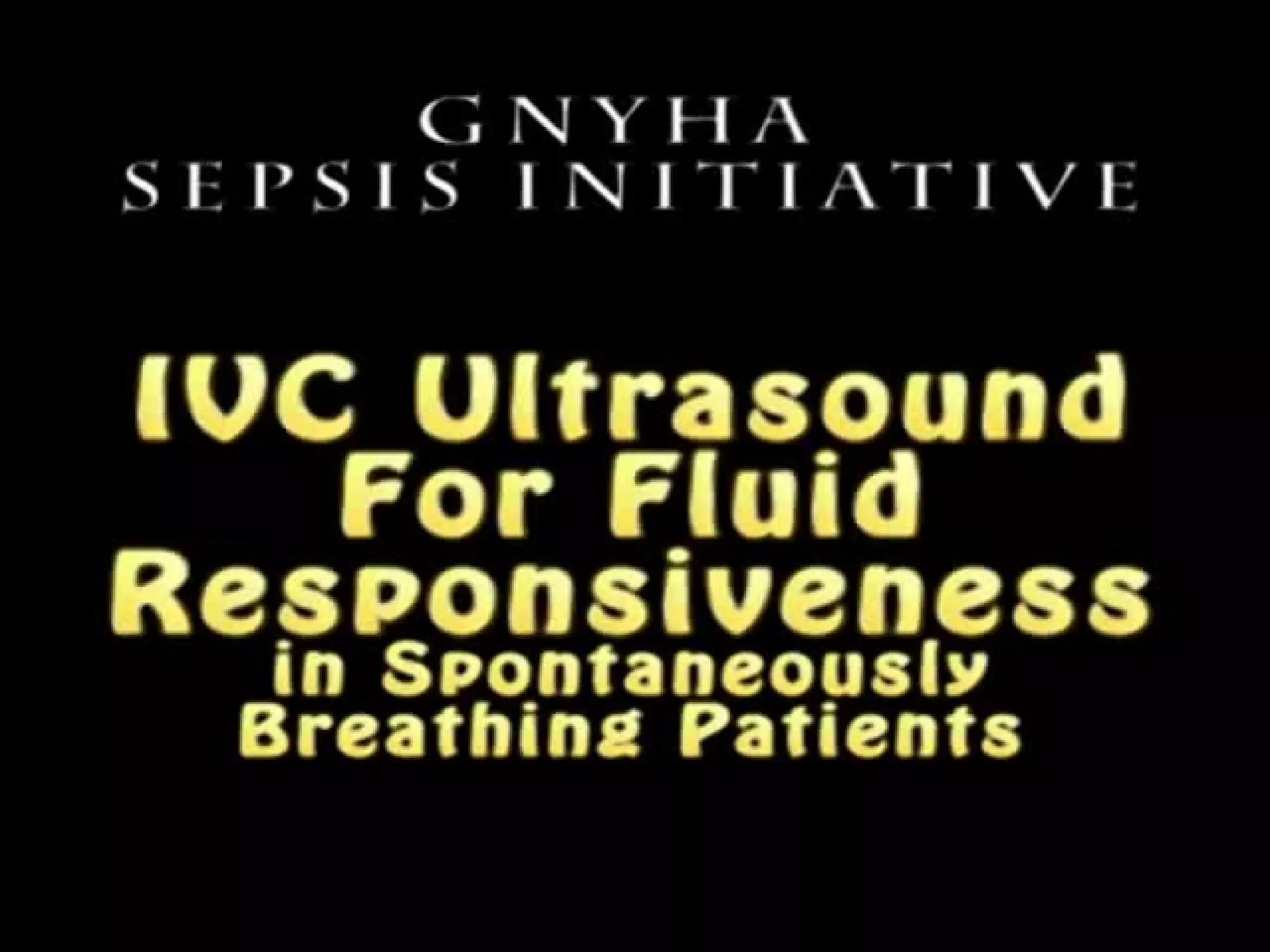 Ivc guided fluid management in the icu | PPT
