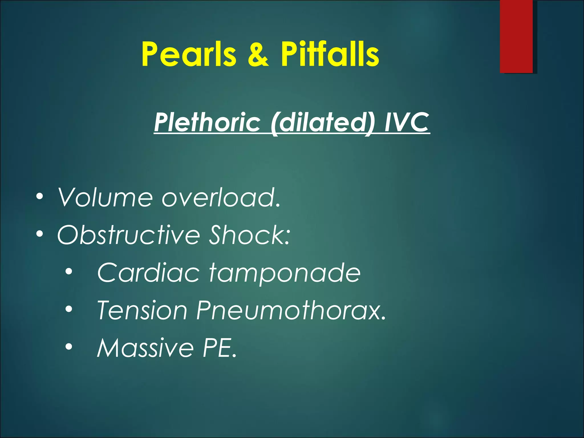 Ivc guided fluid management in the icu | PPT