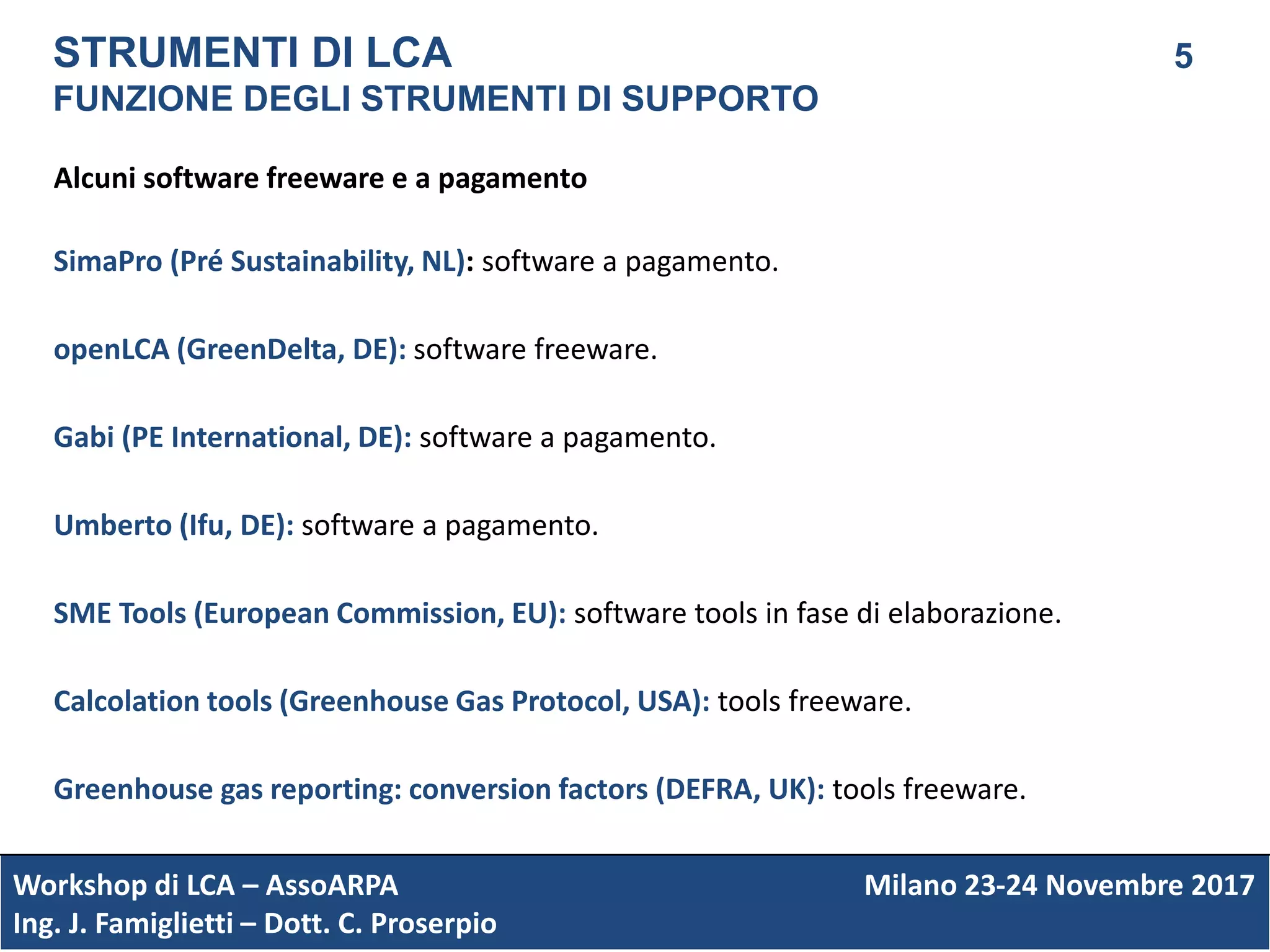 Strumenti di LCA | PDF | Agriculture | Industries
