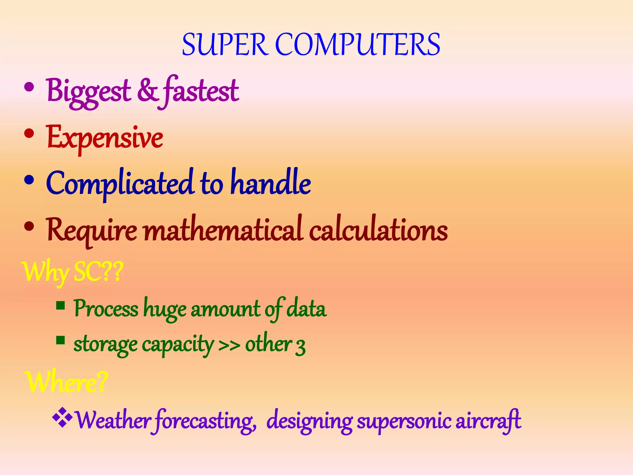 GRADE IV | CLASSIFICATION OF COMPUTERS | PPTX