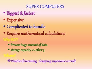GRADE IV | CLASSIFICATION OF COMPUTERS | PPTX