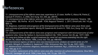 Tumours involving the inferior vena cava | PPTX