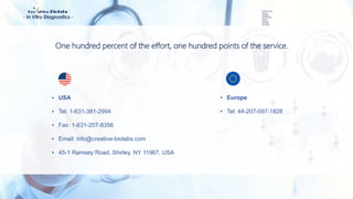 In Vitro Diagnostic (IVD) Antibody Development - Creative Biolabs | PPTX