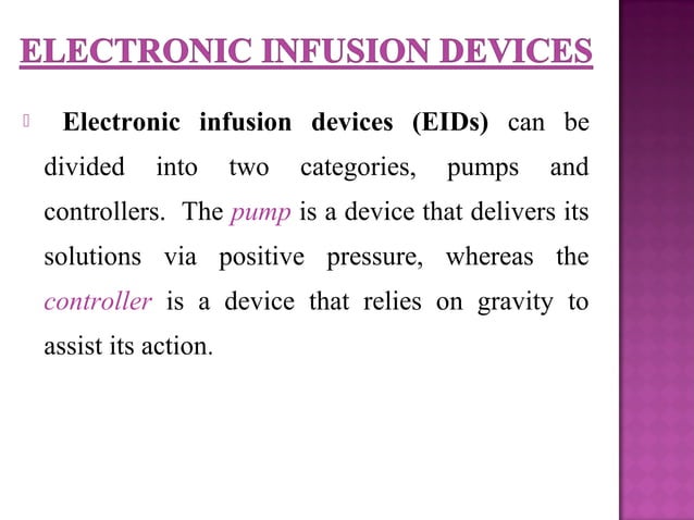 Iv delivery system | PPT