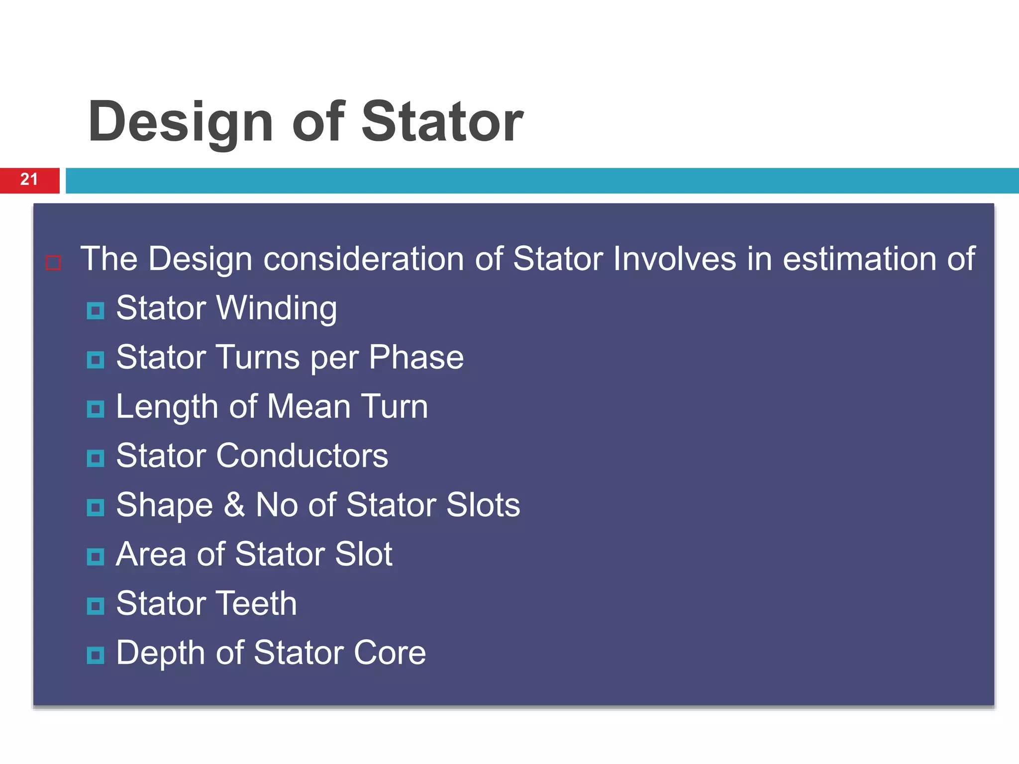UNIT IV design of Electrical Apparatus | PPT