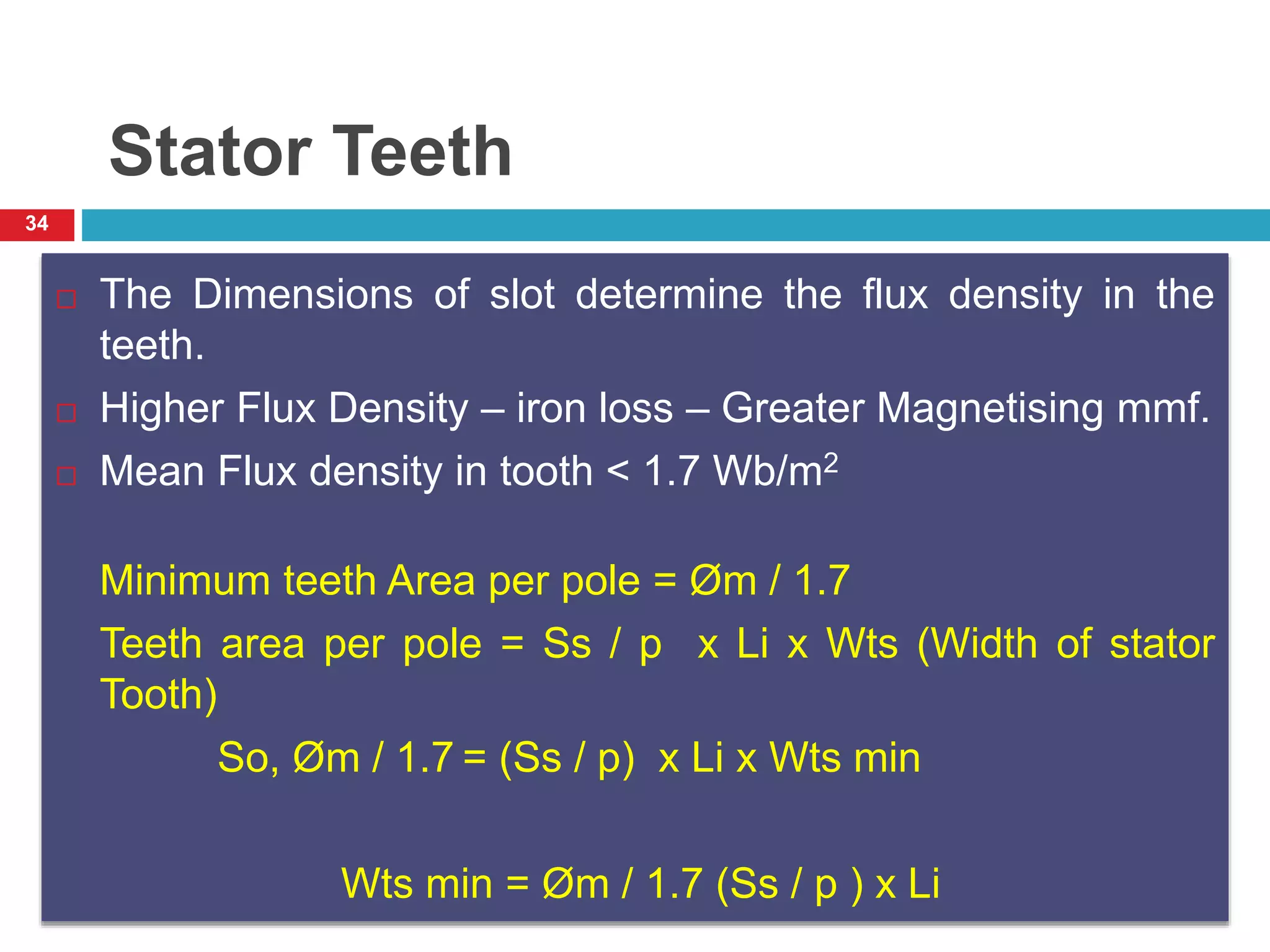 UNIT IV design of Electrical Apparatus | PPT