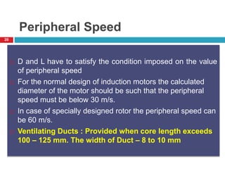 UNIT IV design of Electrical Apparatus | PPT