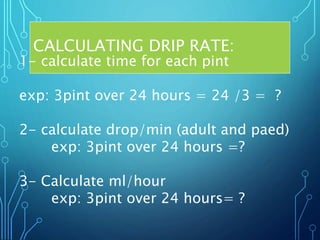 IV DRIP | PPT