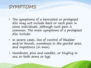 Slipped Disc Symptoms, Causes And Treatment Disc Prolapse, 54% OFF