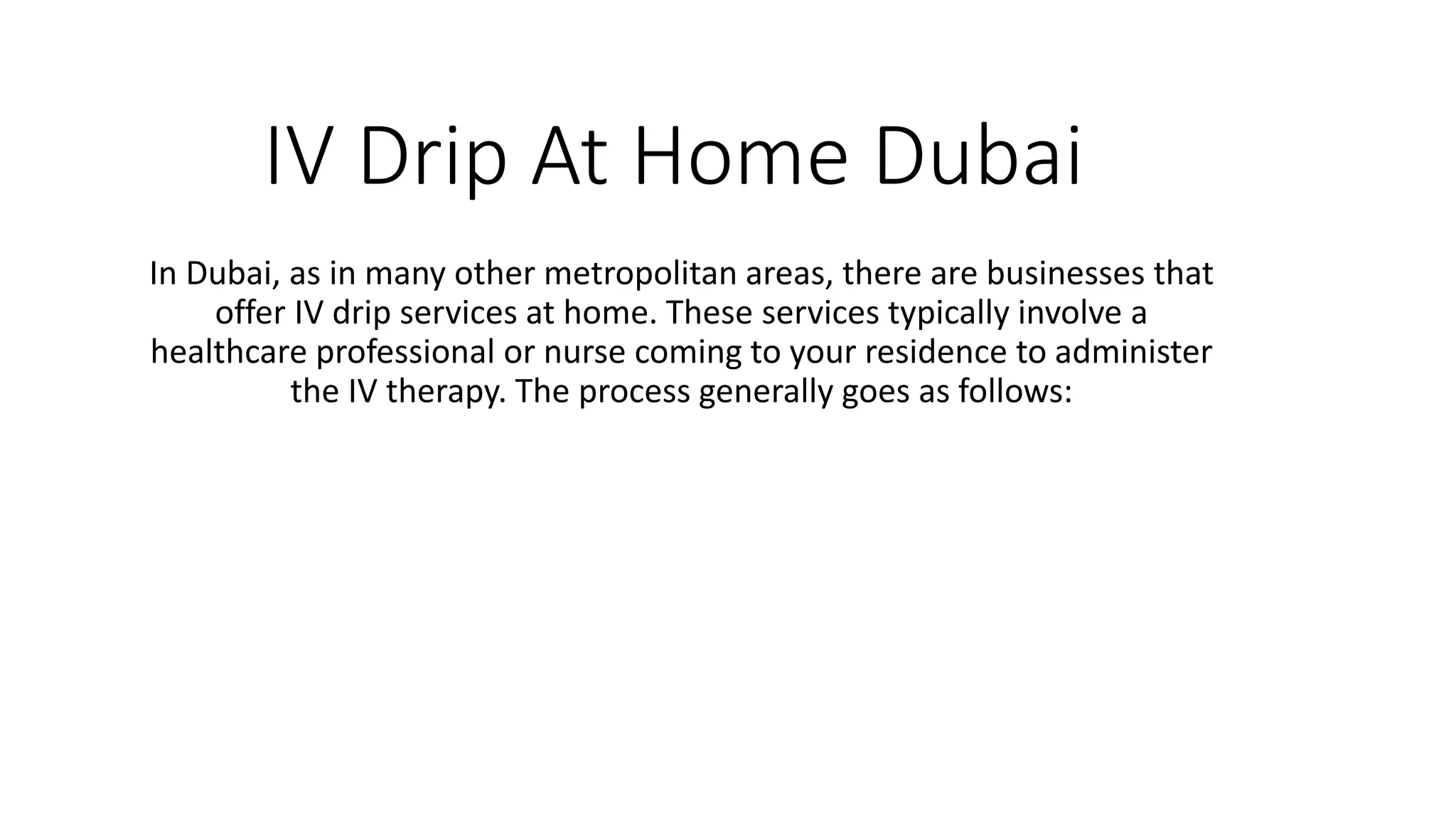 IV Drip At Home Dubai.pptx