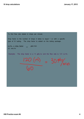 Iv drop calculations | PDF