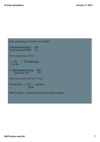Iv drop calculations | PDF