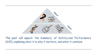IVDR’s Summary of Safety and Performance | PPTX