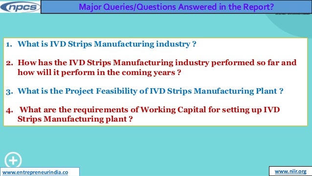 IVD Strips (Glucose, Urine & Pregnancy) Manufacturing Business| In ...