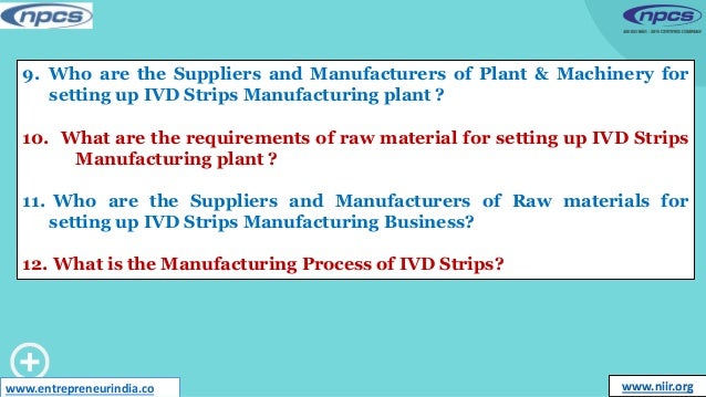 IVD Strips (Glucose, Urine & Pregnancy) Manufacturing Business| In ...