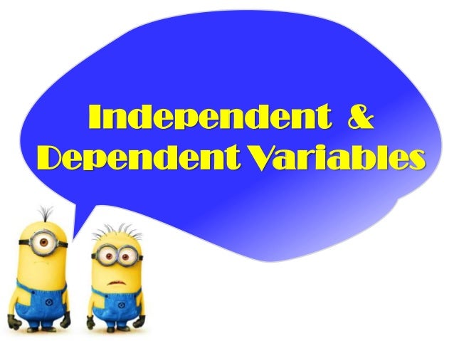 Independent Variable Cartoon