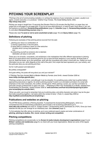 Screen Australia Info Guide | PDF