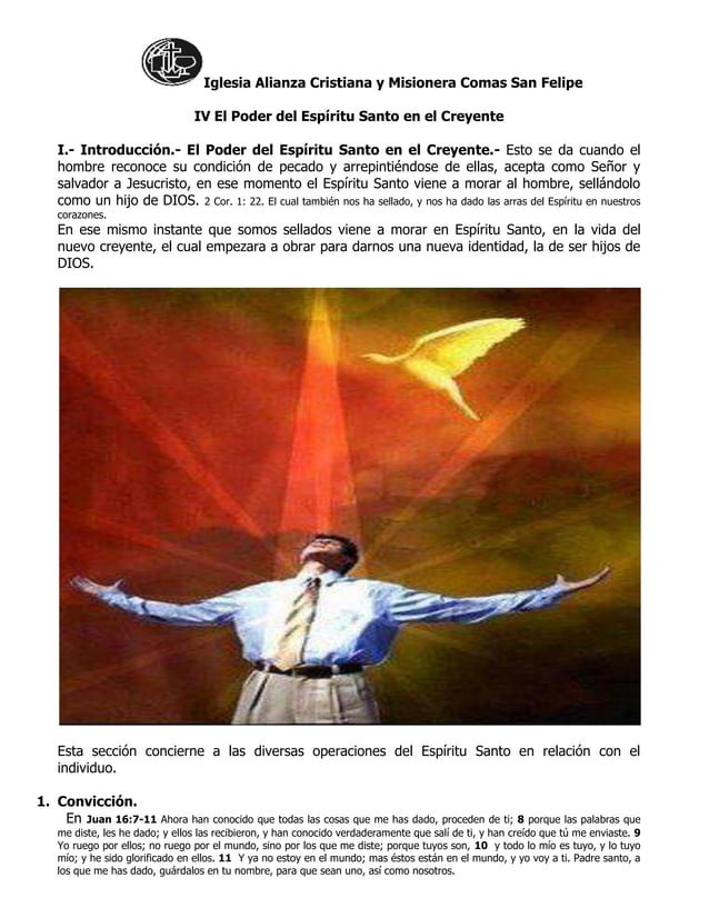 Iv El Poder Del Espíritu Santo En El Creyente Pdf