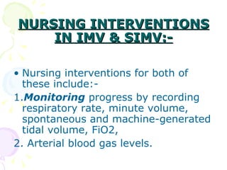 mechanical ventillator weaning | PPT