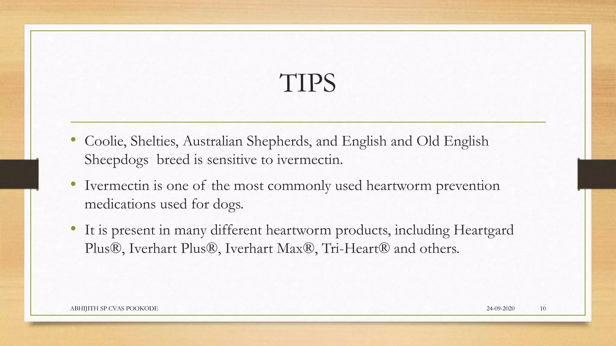 Ivermection Mechanism of action | PPTX
