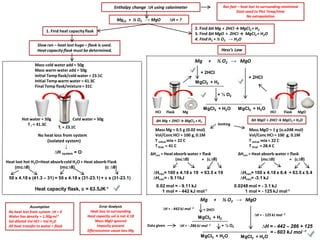 IB Chemistry on Hess's Law, Enthalpy Formation and Combustion | PDF