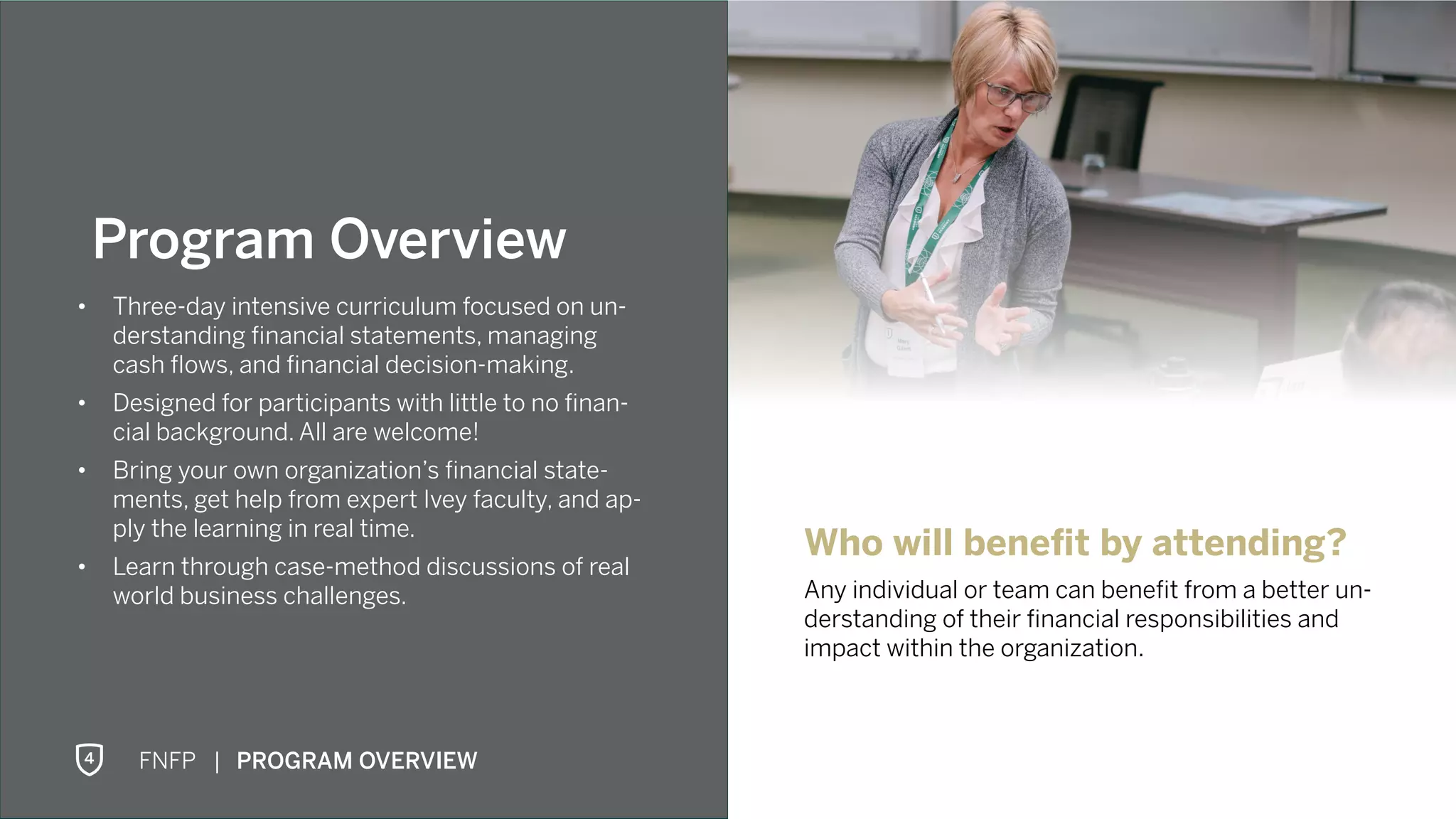 Ivey Finance Program Overview | PDF