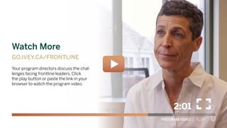 Ivey Frontline Supervisor Program Overview | PPT