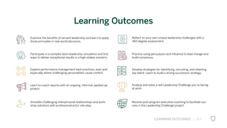 Ivey Leadership Program Overview | PDF