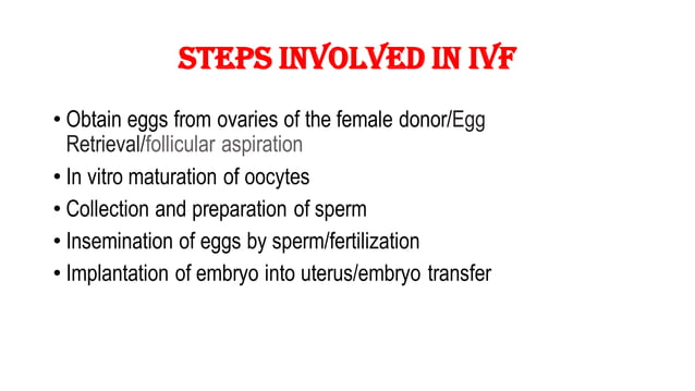 IN VITRO FERTILISATION IVF IVF.PDF INVITRO | PPT