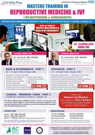 Masters Training in Reproductive Medicine and IVF | PDF | Pregnancy ...