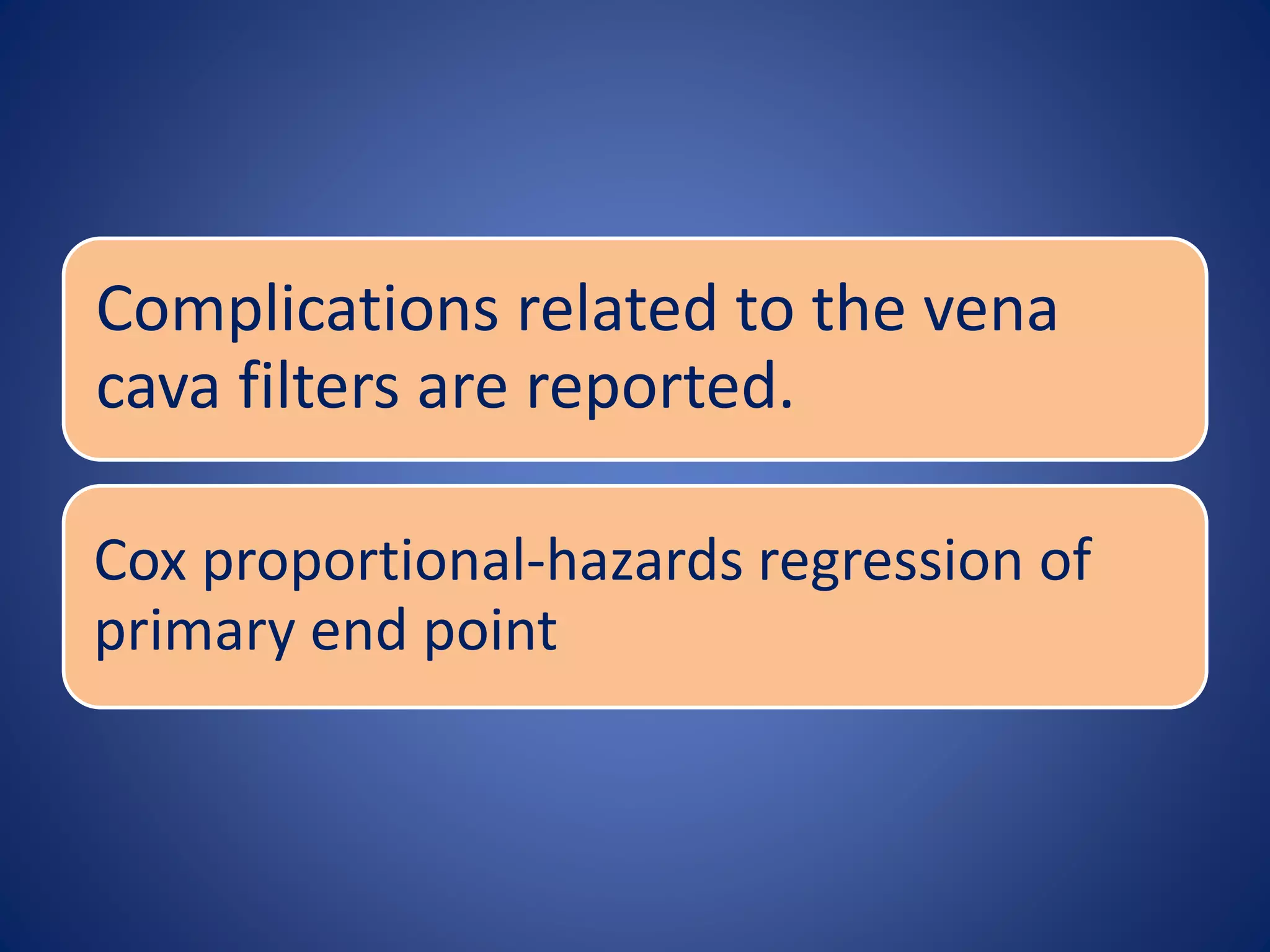 prophylatic inferior vena cava (IVC) filters in trauma | PPTX