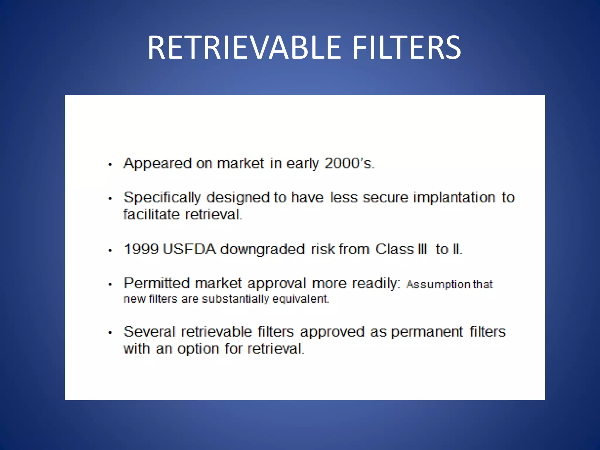 prophylatic inferior vena cava (IVC) filters in trauma | PPTX