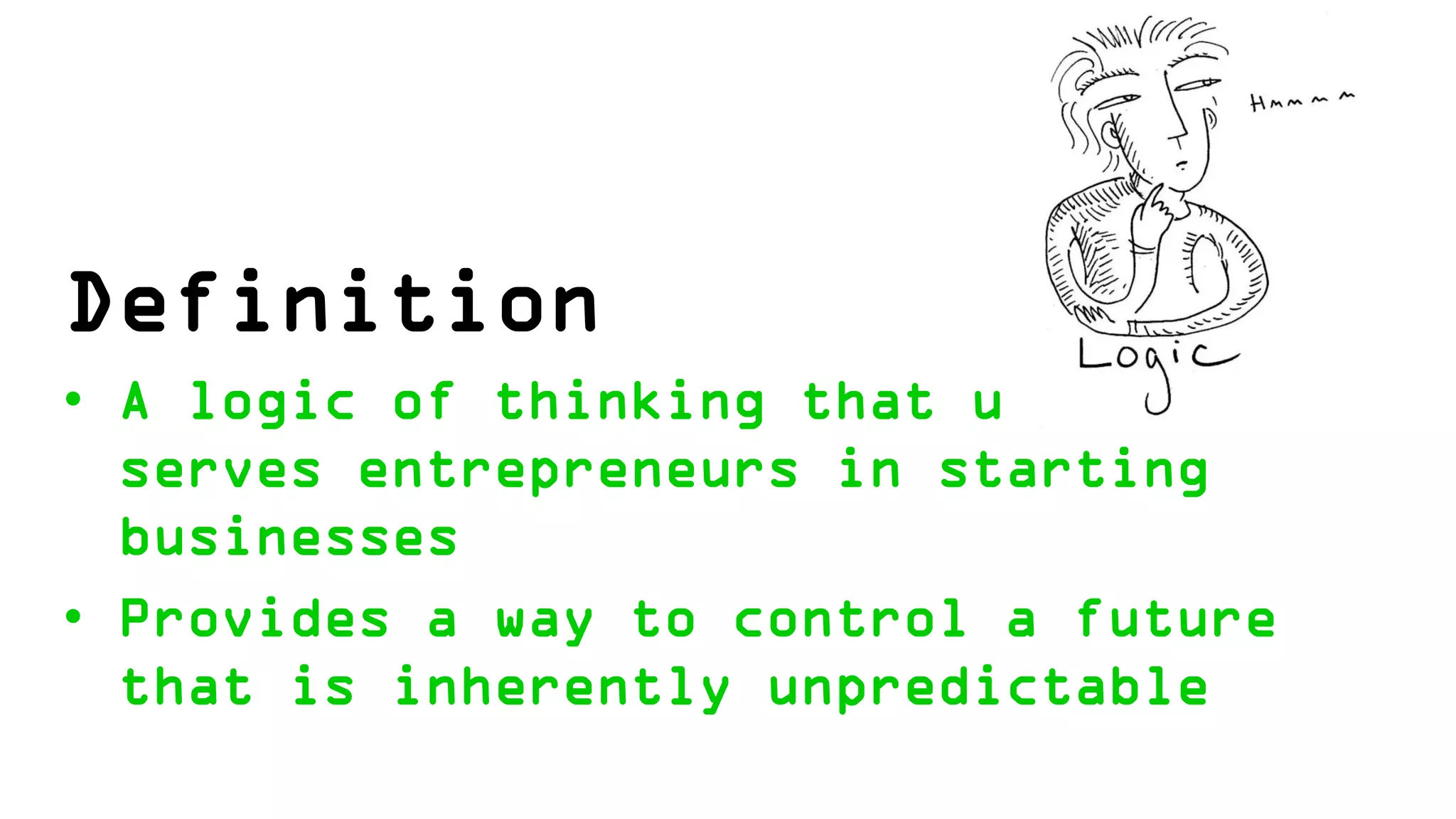 Effectuation theory of entrepreneurship | PDF