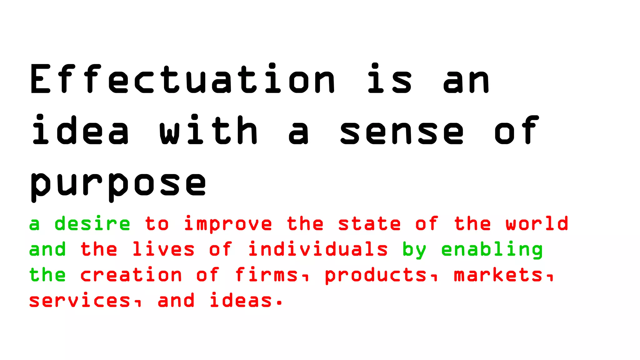 Effectuation theory of entrepreneurship | PDF