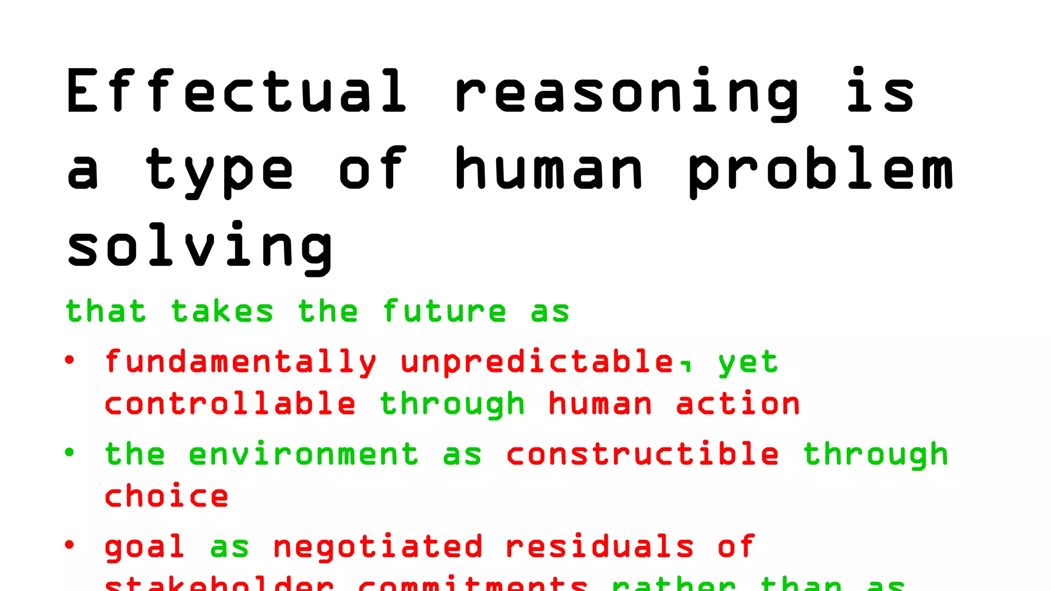 Effectuation theory of entrepreneurship | PDF