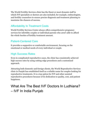IVF In India Punjab – Best IVF Center In Punjab | PDF