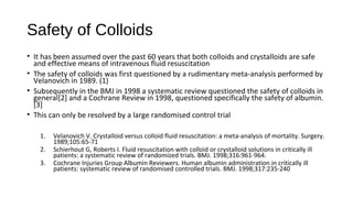 IV Fluid Choice - An ICU Perspective | PPT