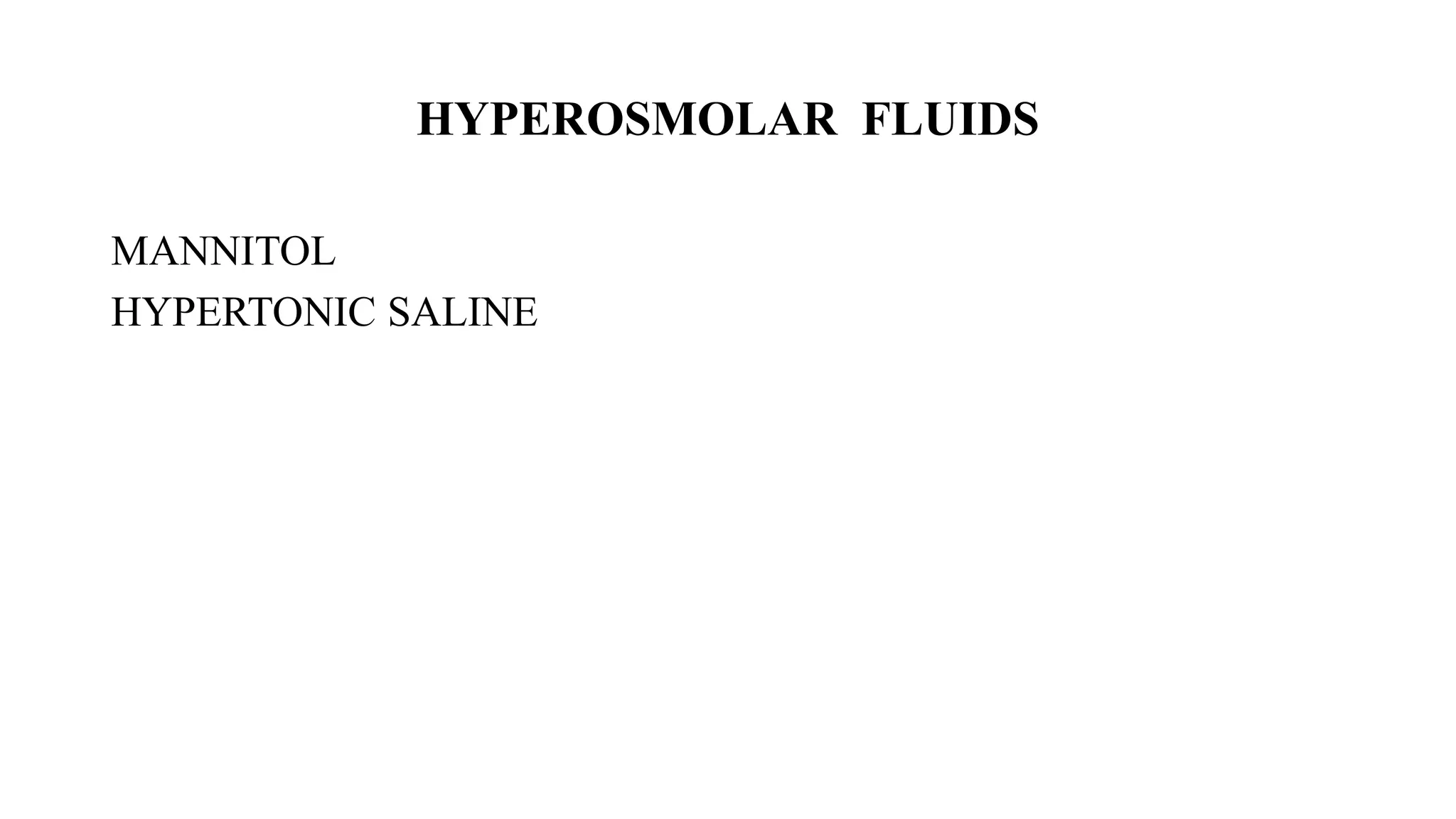 IV FLUID MANAGEMENT/ FLUID THERAPY | PPTX