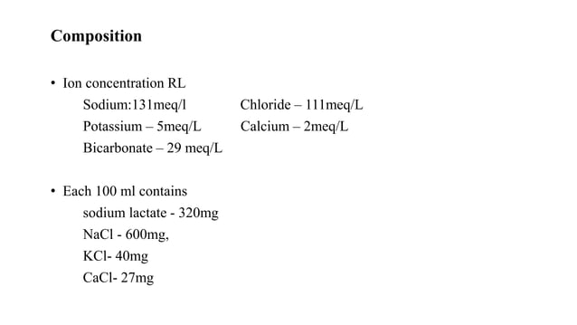 IV FLUID MANAGEMENT/ FLUID THERAPY | PPTX