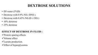 IV FLUID MANAGEMENT/ FLUID THERAPY | PPTX