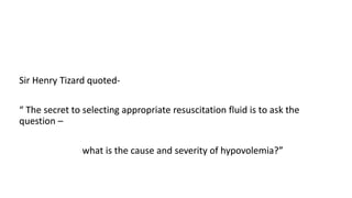 IV FLUID MANAGEMENT/ FLUID THERAPY | PPTX
