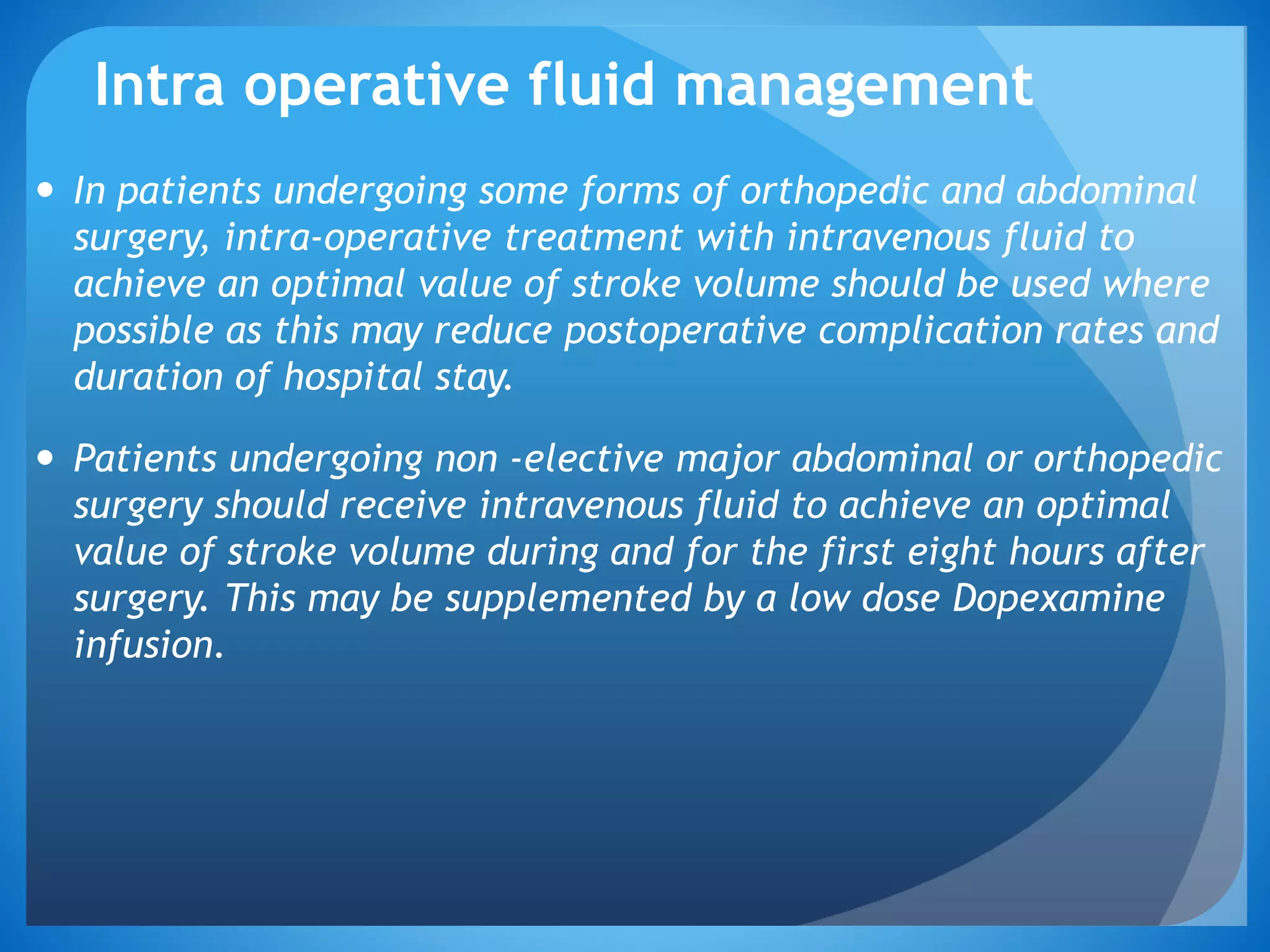 Iv fluid management | PPTX