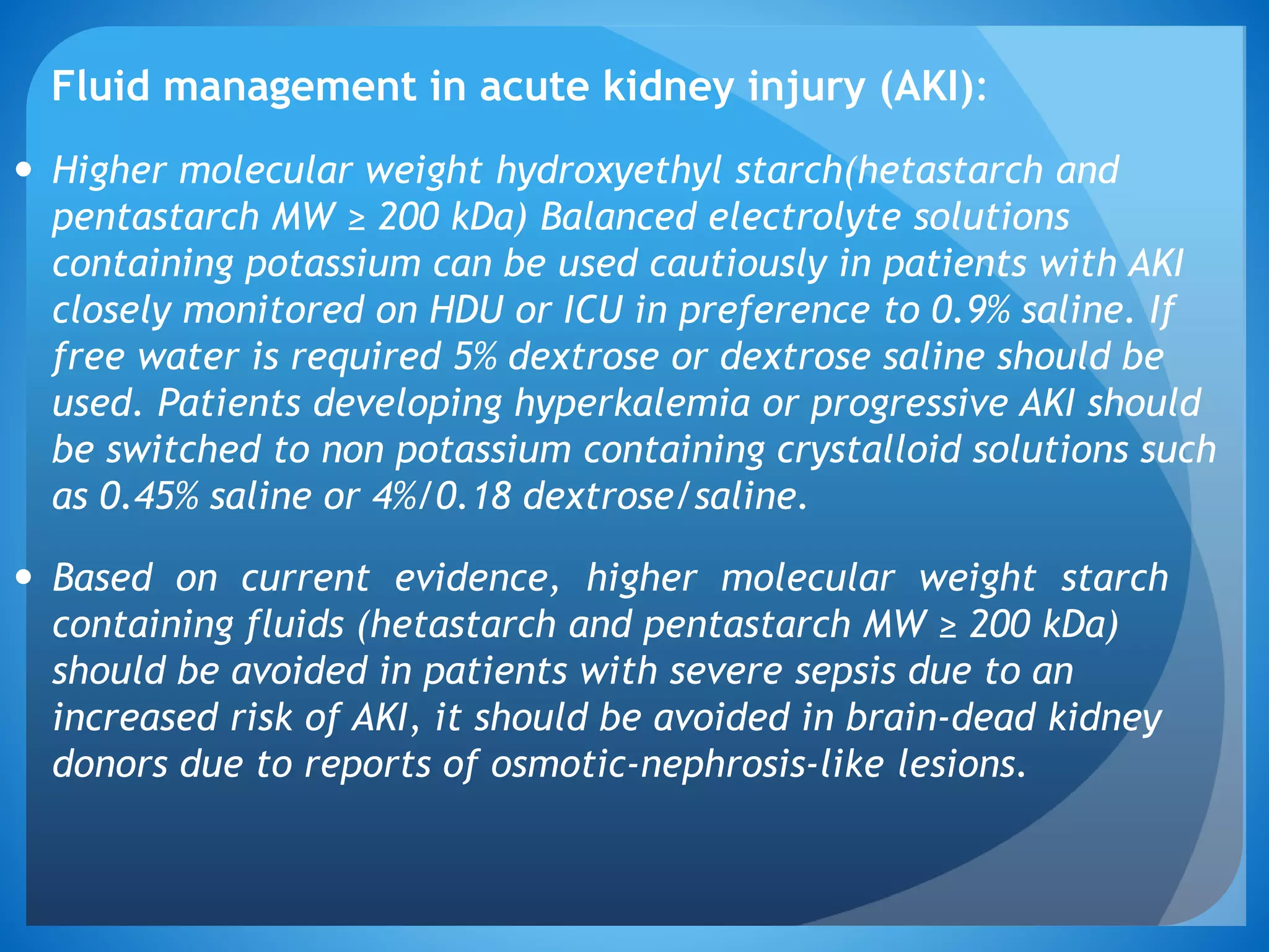 Iv fluid management | PPTX